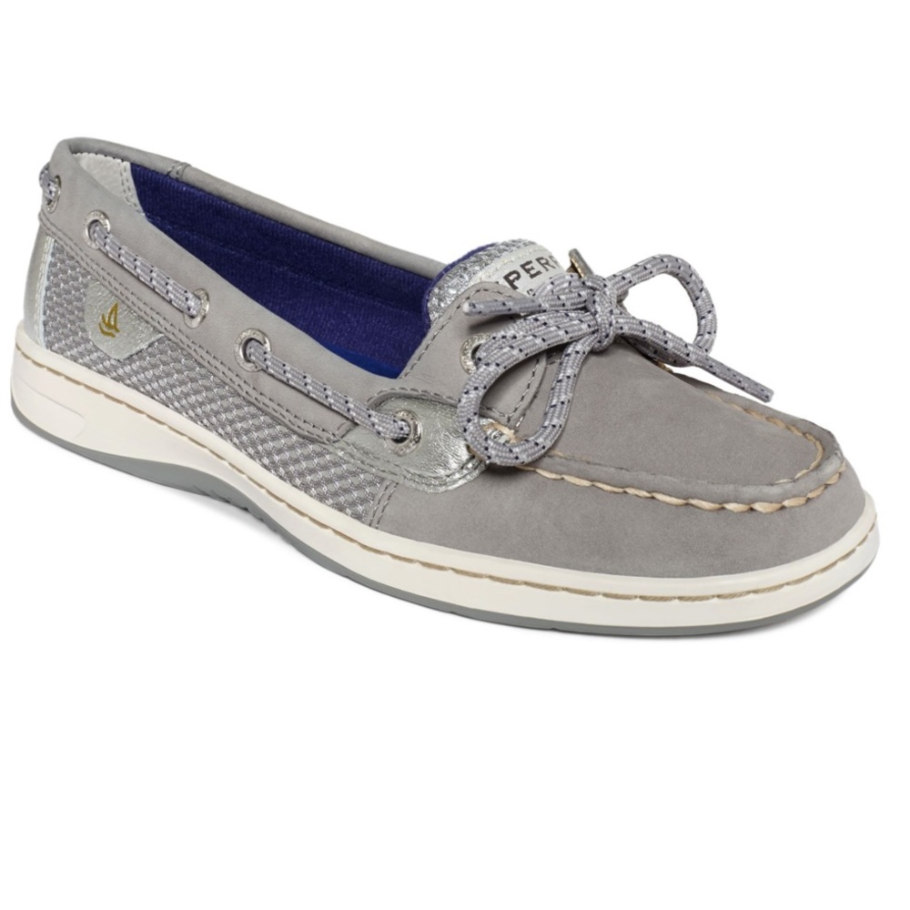 Sperry Angelfish Gray Boat Shoes - Gem